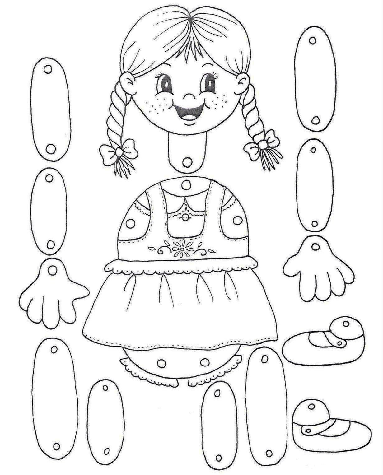 Bonecos caipira com molde