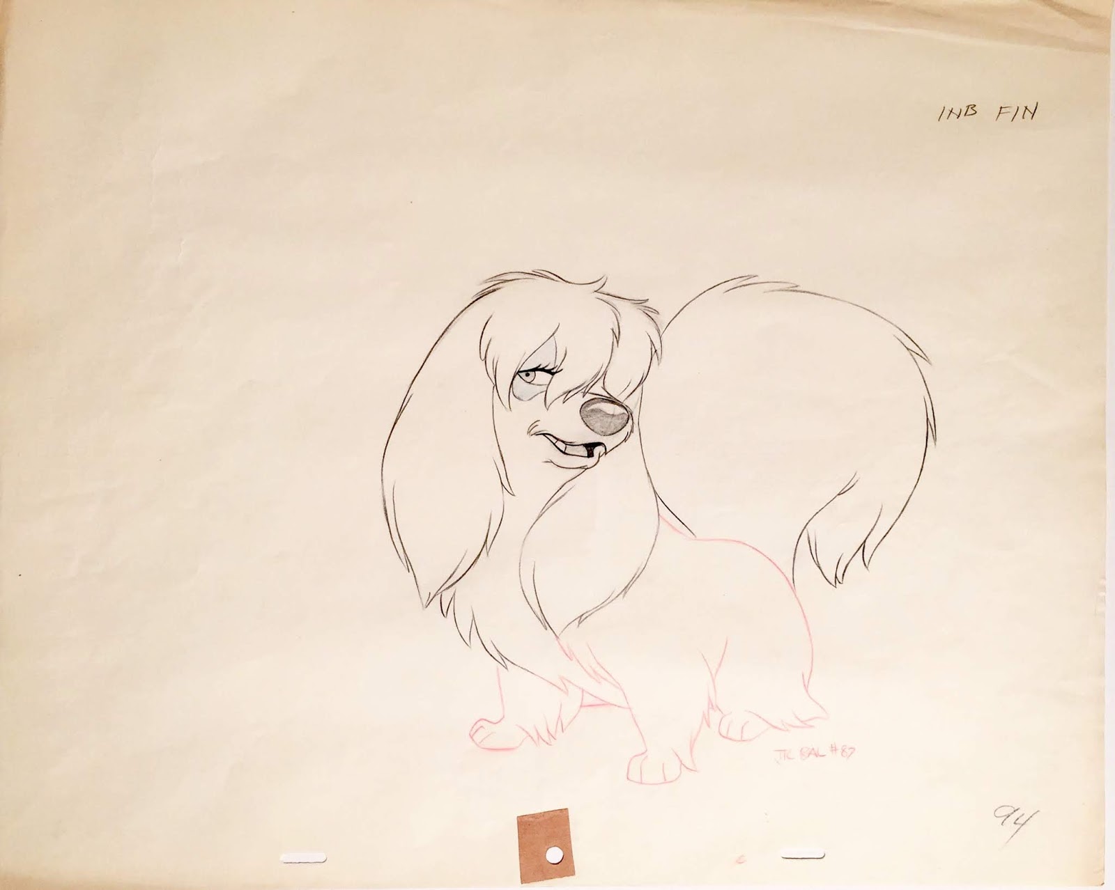 Animation Collection: Original Production Animation Drawing of Peg from ...