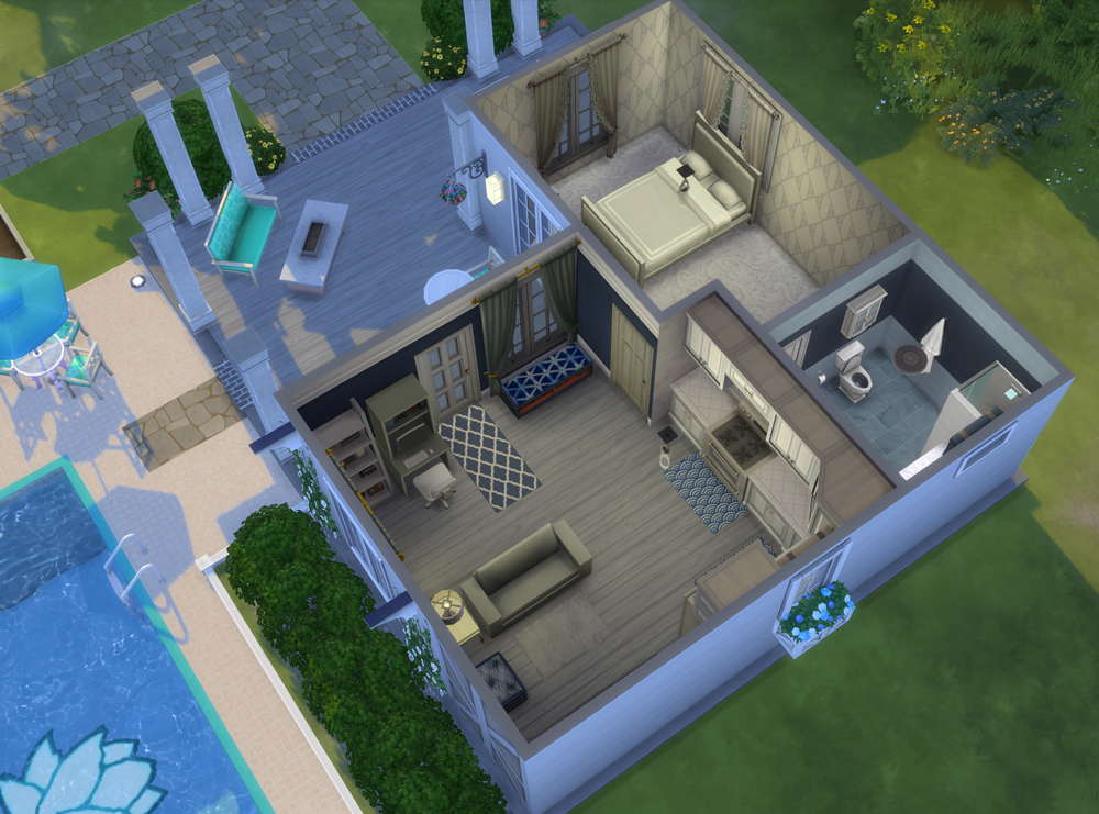 Athsndwords Sims 4 Designs: The Pool House