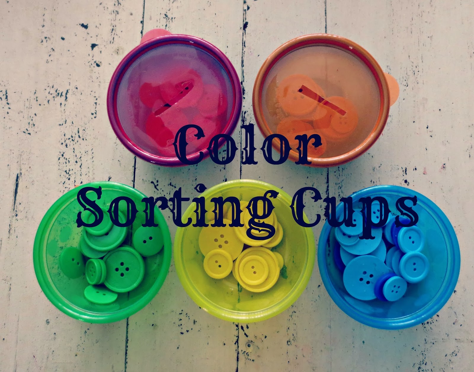 Mama Made Waffles: Color Sorting Cups