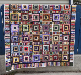 Inch by Inch Quilting: Cabin Tracks quilt