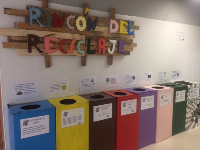 ECOESCUELA MIGUEL RUEDA: RINCÓN DEL RECICLAJE