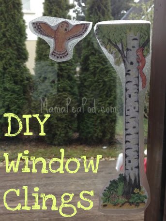 Mama Pea Pod: {DIY Window Cling Stickers}