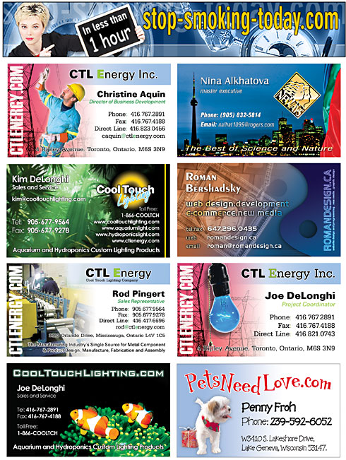 All Amazing Designs: Business Card Examples