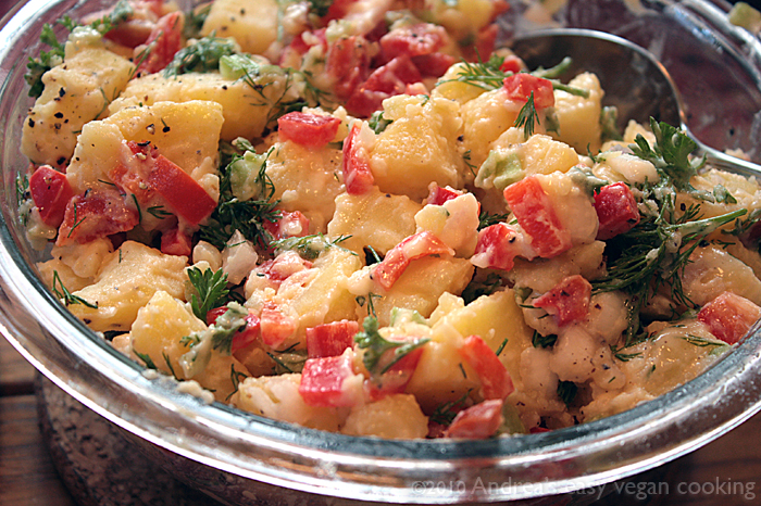 Andrea's Easy Vegan Cooking: Pom | Potluck | Bread with soaked farro