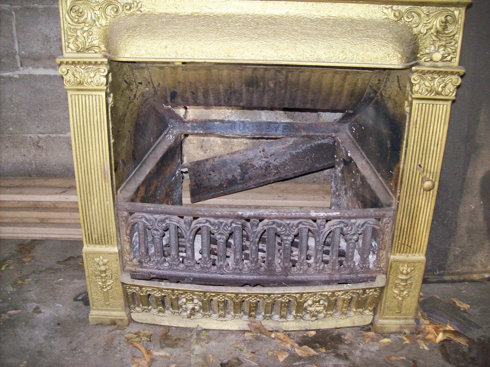 The Von Trotha Mansion: Living Room and Original Fireplace (Main floor)