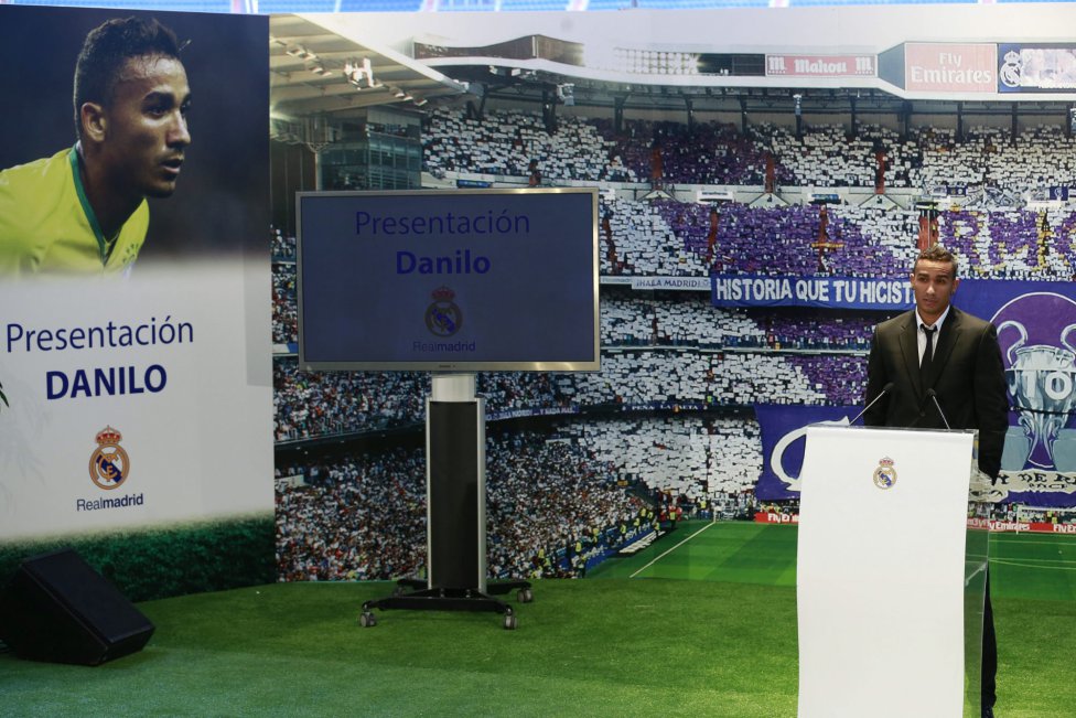 Presentación de Danilo con el Real Madrid | Blog del Real Madrid