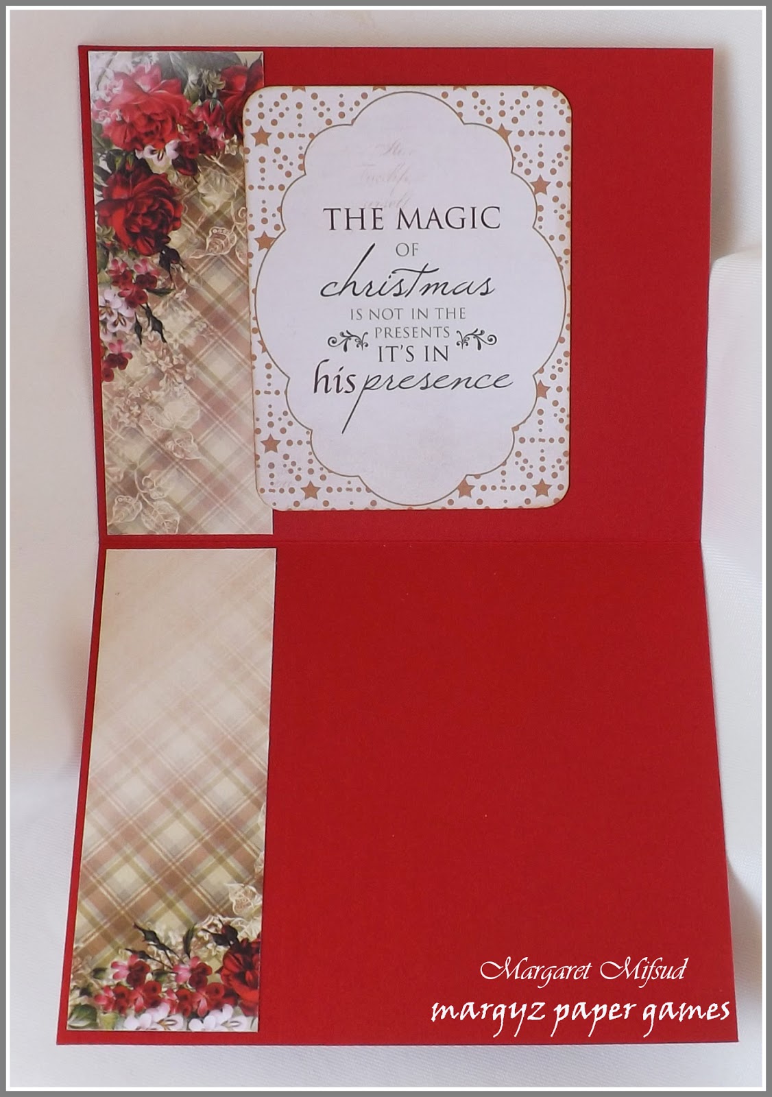 Margyz Paper Games: Christmas Cards for Megs Garden