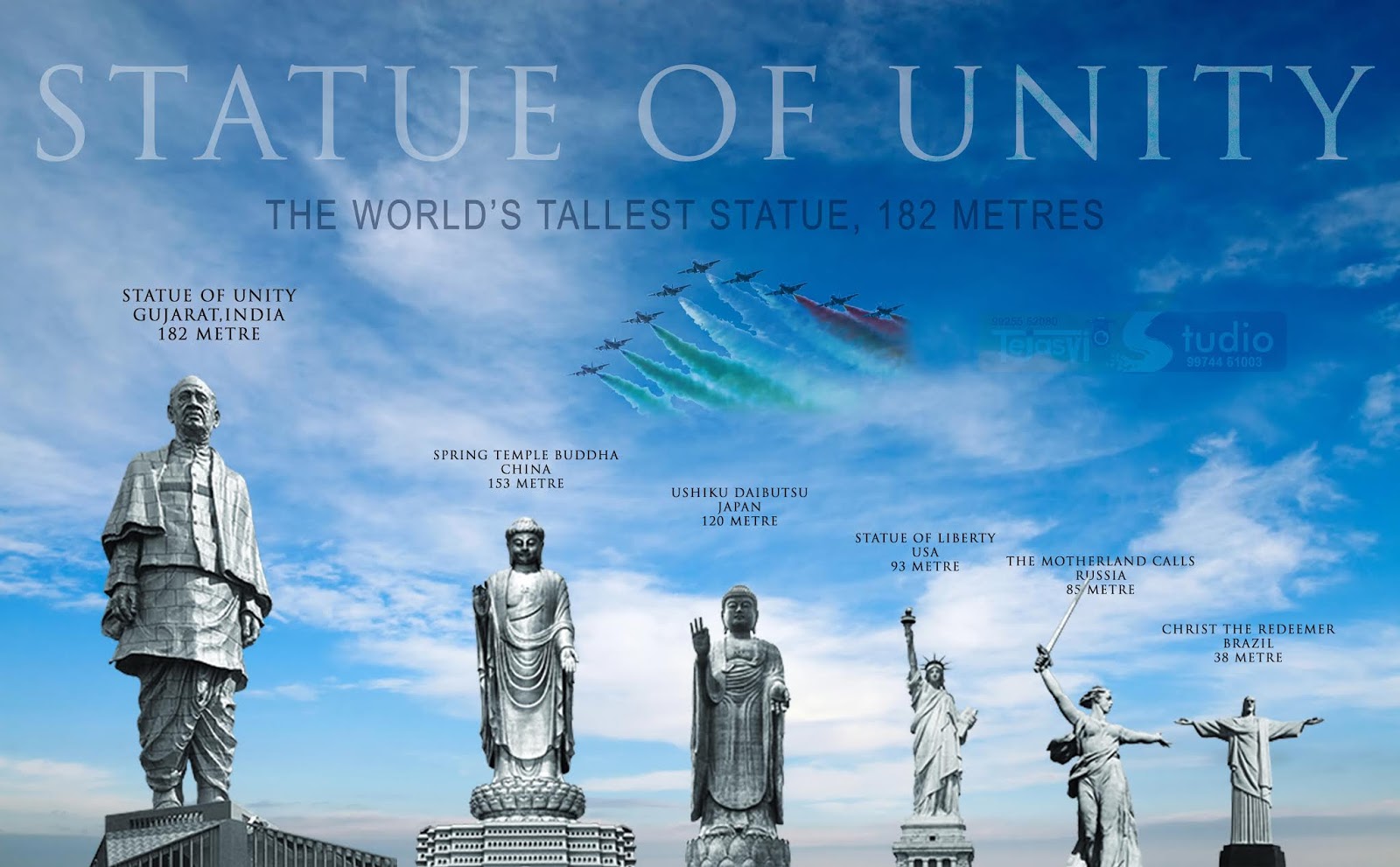 STATUE OF UNITY || The World’s Tallest Statue, 182 Metres || THE STATUE ...