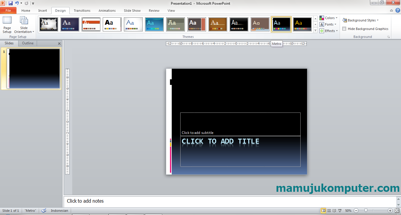 Cara Lengkap dan mudah Membuat Presentasi PowerPoint
