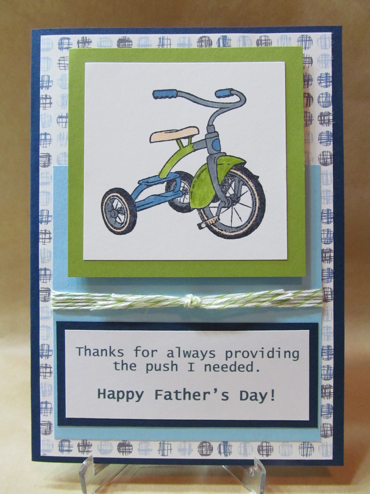 Savvy Handmade Cards: Handmade Father's Day Card