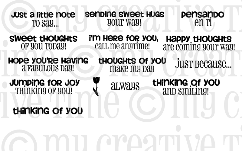 My Creative Time: Favorite Stamp(s) of the month!! ~ "Just a little ...