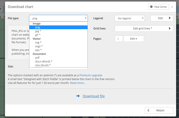 DIY Charts with Stitch Fiddle