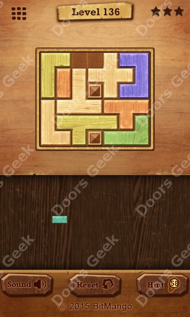 Wood Block Relax Level 136 Solution ~ Doors Geek