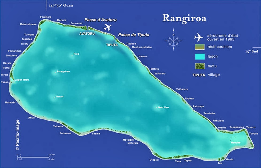Tahiti, ses îles et autres bouts du monde: Rangiroa, archipel des Tuamotu