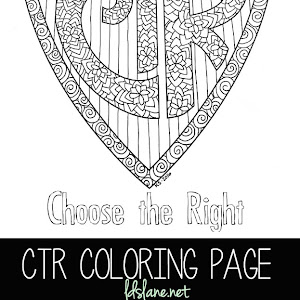 Lds Ctr Shield Coloring Page Sketch Coloring Page