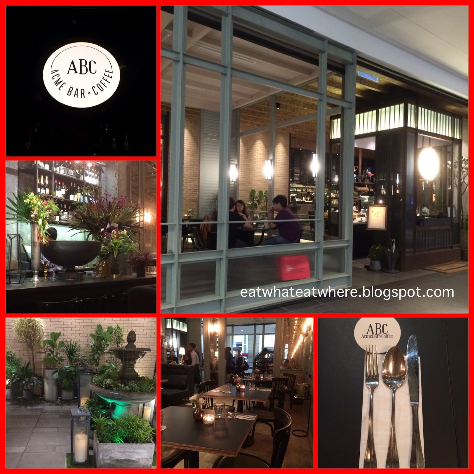 Eat what, Eat where?: Acme Bar & Coffee @ Pavilion Elite