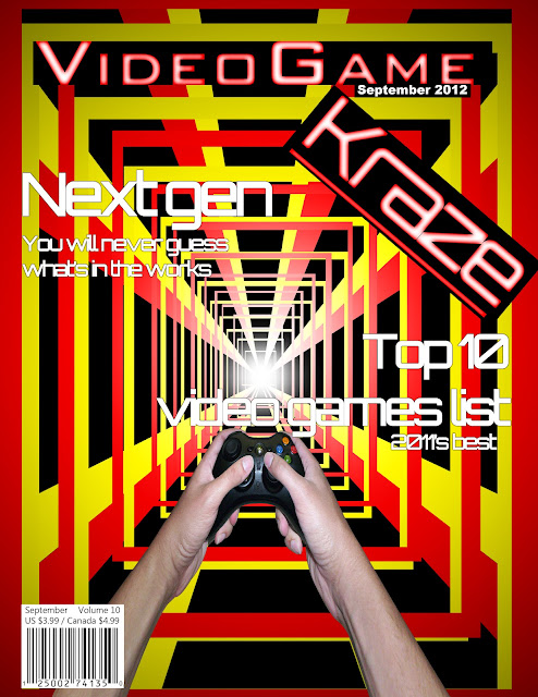 Asahel's Graphic Design Portfolio: Magazine Cover II (Video Game Kraze)