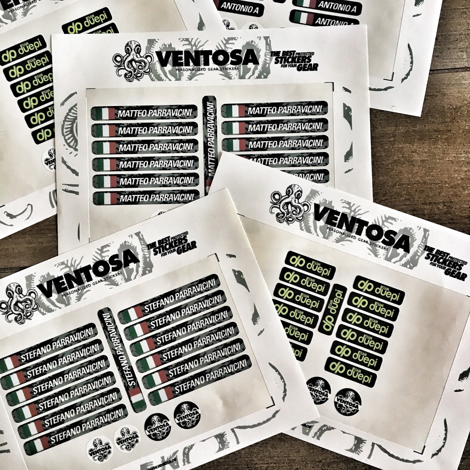 Team DuePi: Ventosa Stickers are the best!