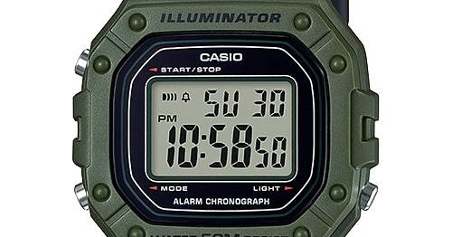 Zona Casio: Futura nueva variante "B" para los Casio W-218