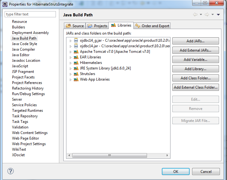 Technology Comes With Idea Hibernate Struts Integration Using Eclipse Oracle And Hibernate