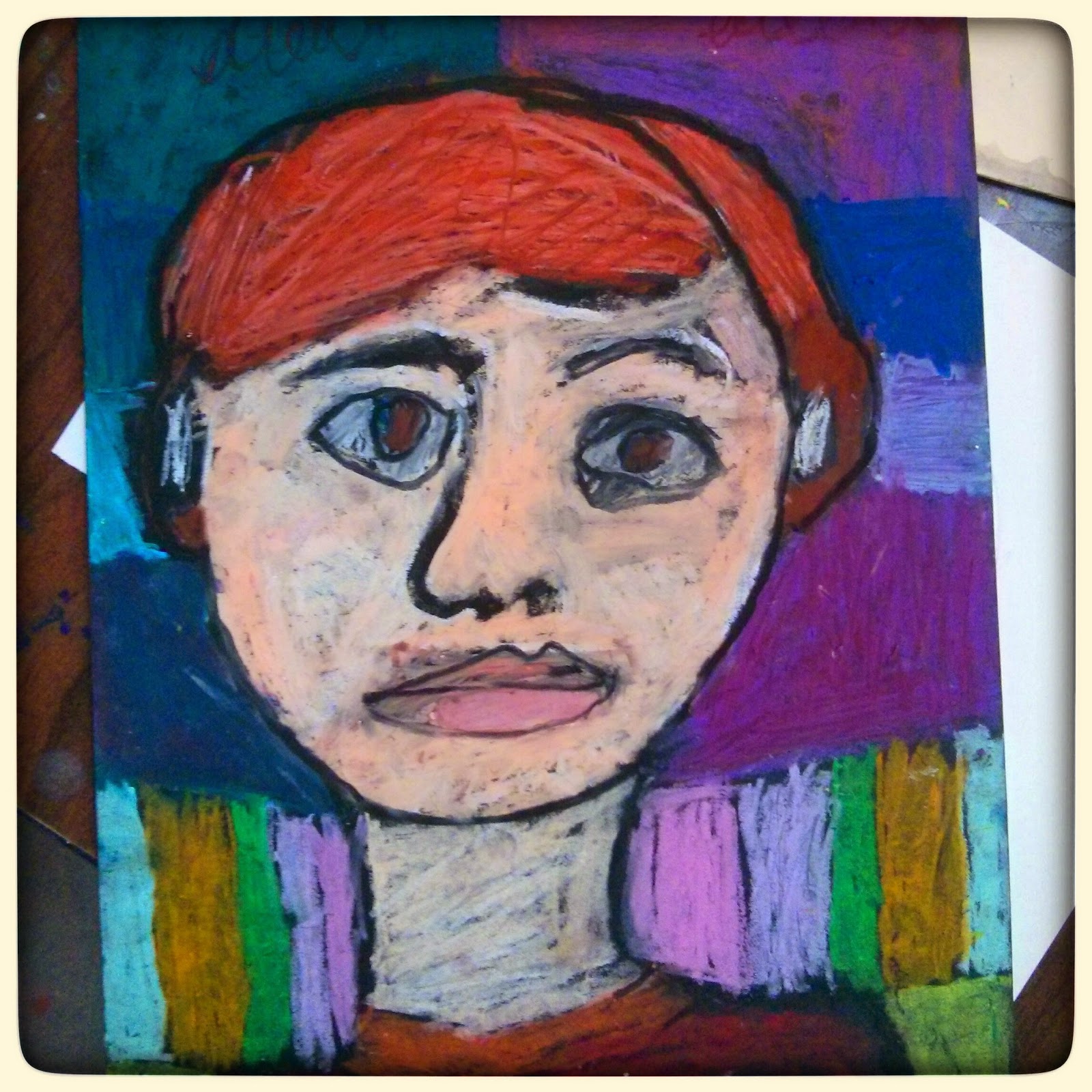 Studio Kids - Children's Art Classes in Ballard, Seattle: Self Portraits