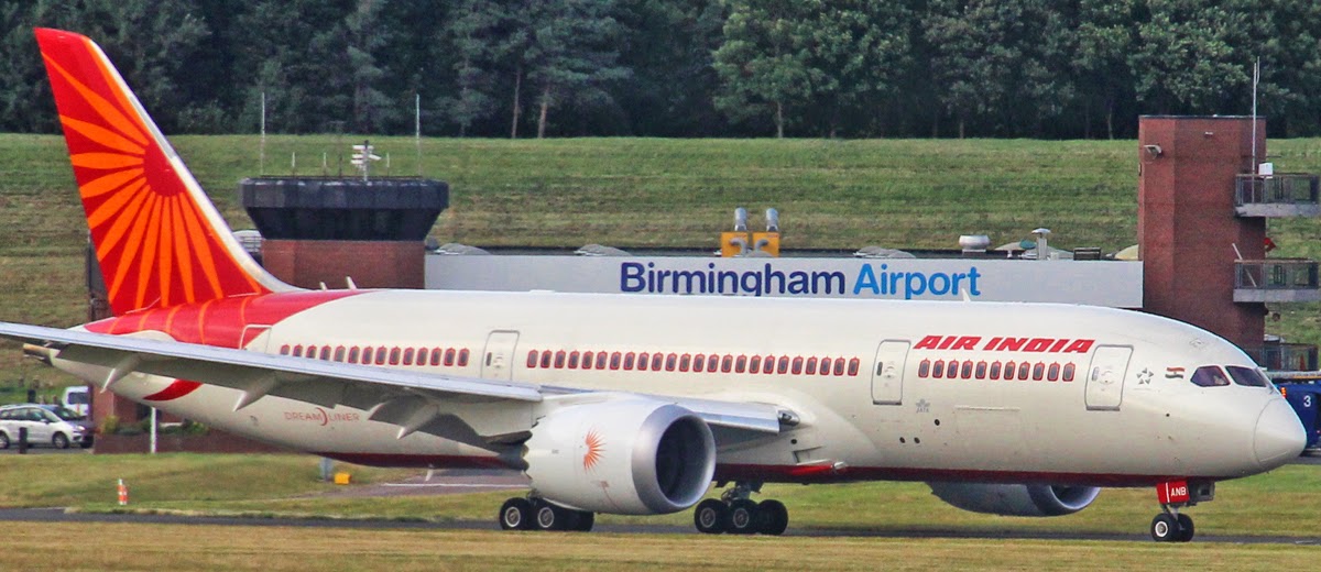 Birmingham Airport Photo Blog: Thursday 31 July 2014 - Air India Boeing ...