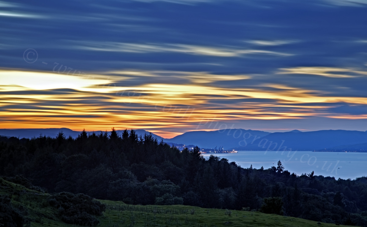 Dougie Coull Photography: Sunset from Langbank