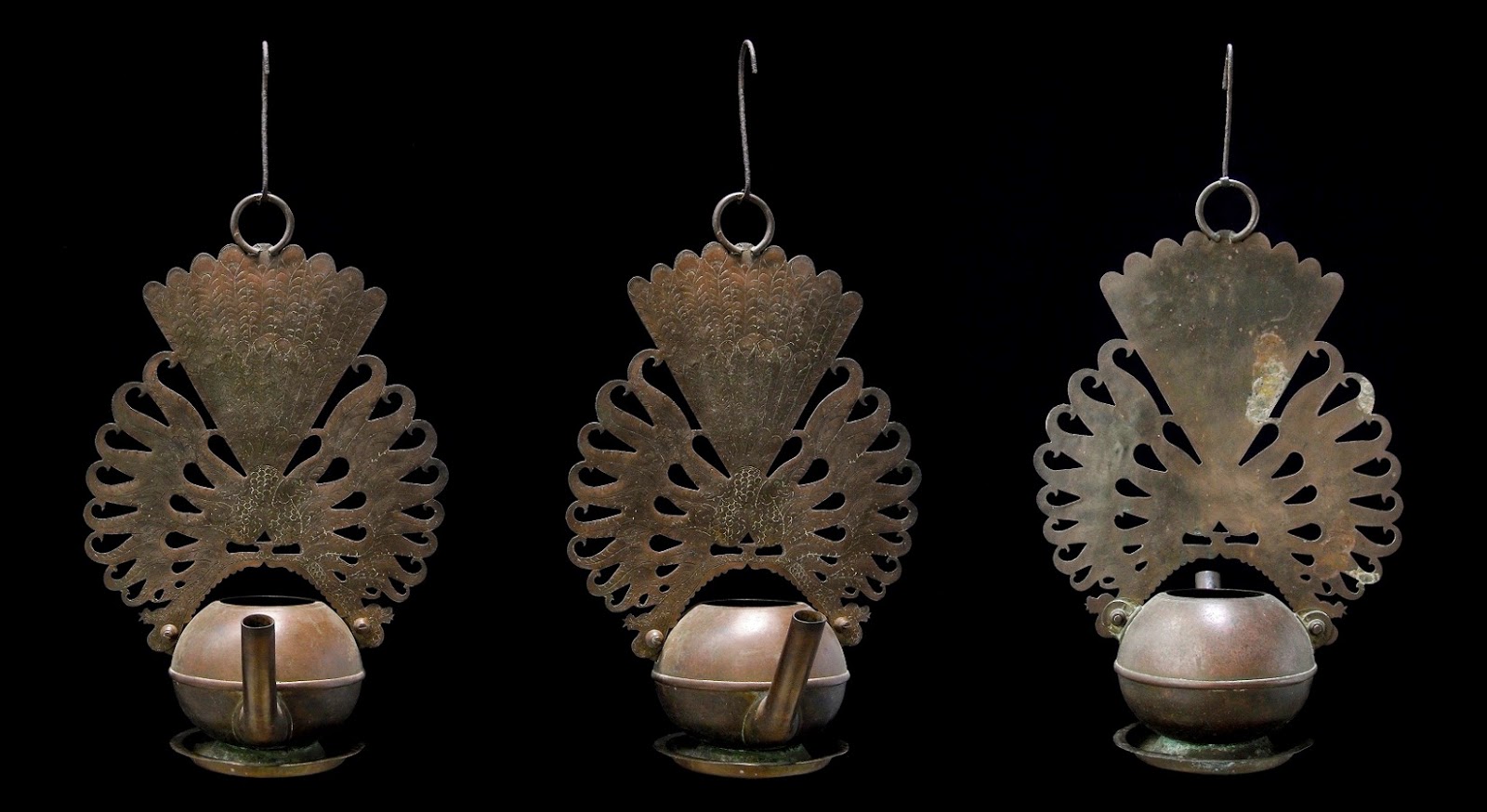 PATINA FOLK & ETHNOGRAPHIC ART: BLENCONG JAVANESE SHADOW PUPPET OIL LAMP