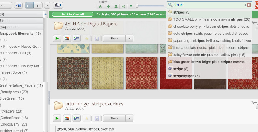 Tarkheena Crafts: Digital Scrapbooking: Asset Management