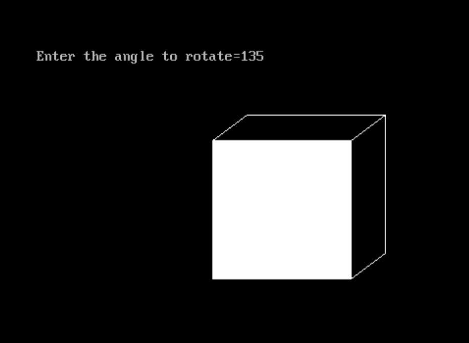 Write A Program For 3d Rotation Using C Language Btech Cse
