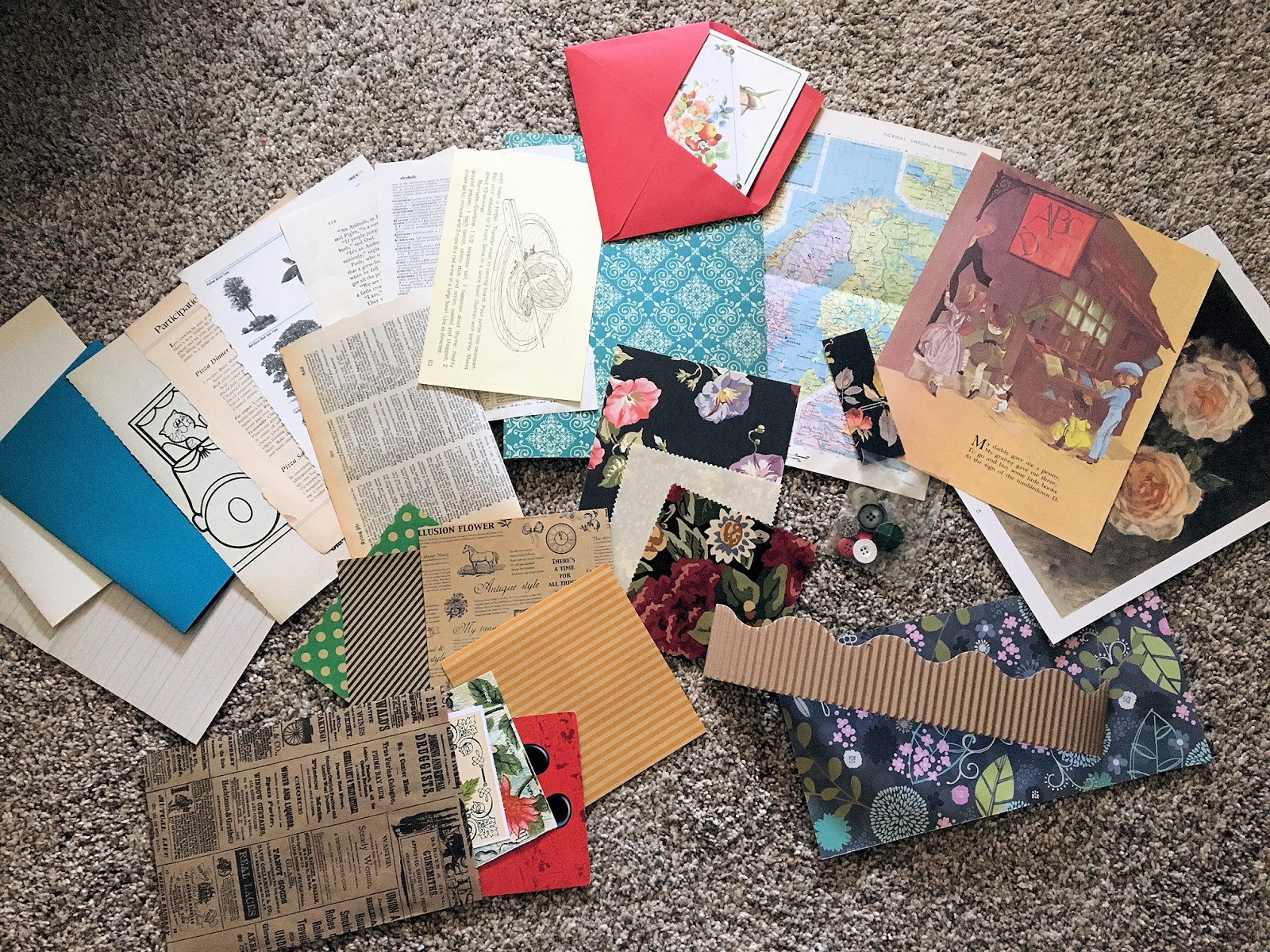 Create with TLC: Ephemera Pieces....