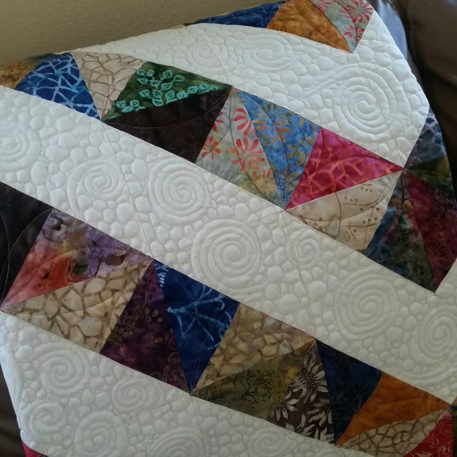 Mountain Quiltworks: Diamond Quilt Finished