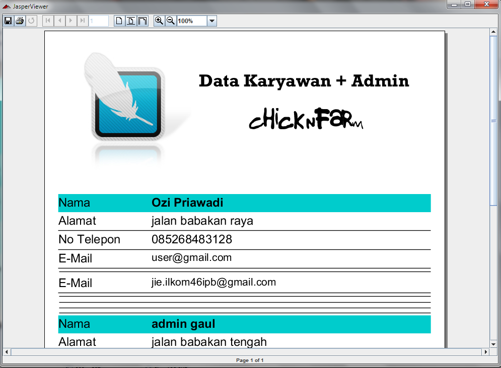 Contoh Aplikasi Desktop dengan JAVA (Aplikasi Peternakan Ayam) Contoh Aplikasi Desktop dengan JAVA (Aplikasi Peternakan Ayam)