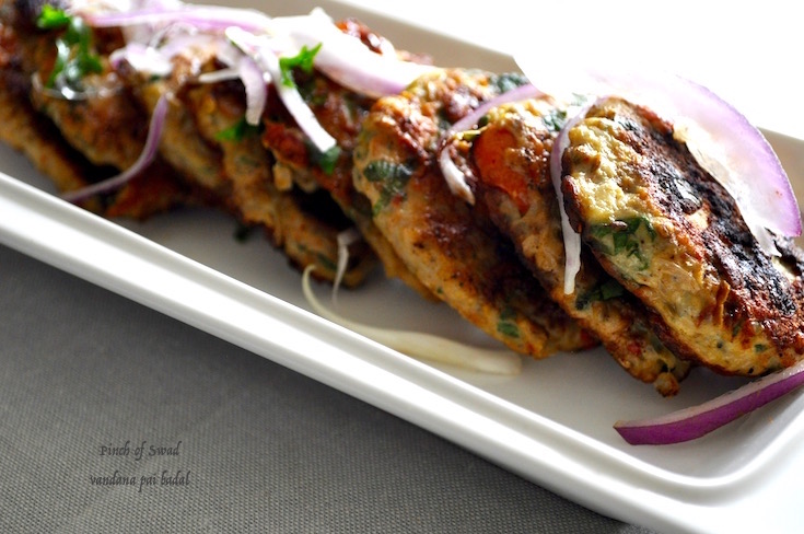 Pinch Of Swad - taste that hits the spot!: Chapli Kabab (Chicken)