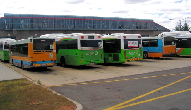 on four wheels: ACTBUS take ex-ACTION Bus 670 around Canberra