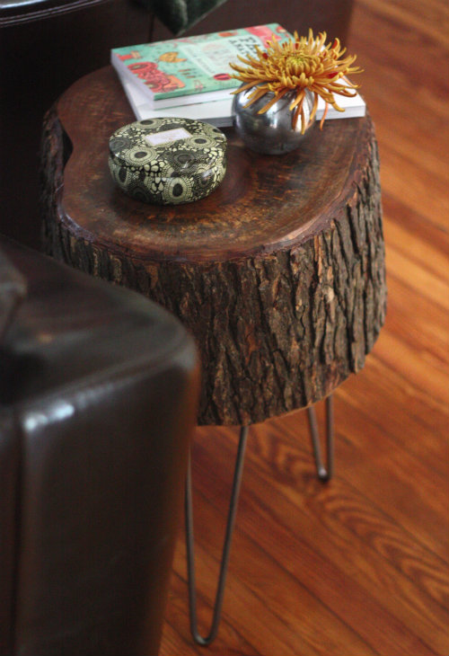 How To: DIY Stump Table | 17 Apart