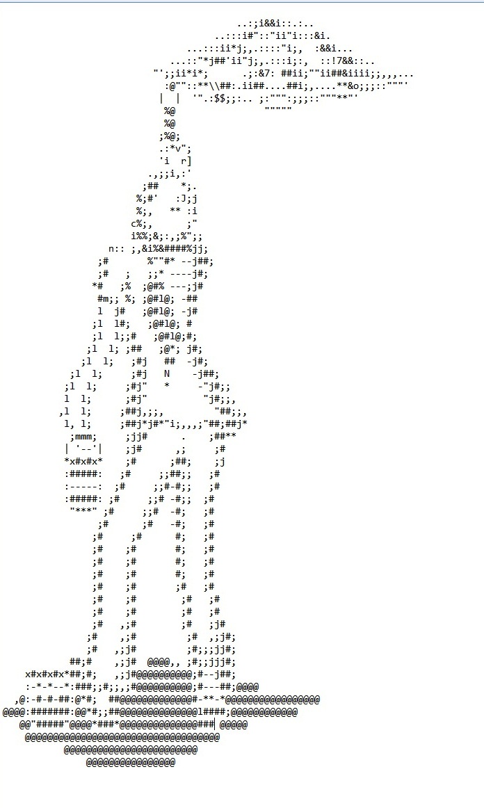 DaniellARTE: Arte en ASCII