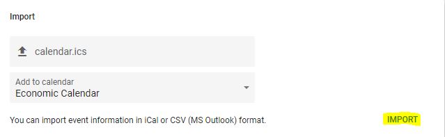 How to Add Economic Calendar for the Week in Google and Apple Calendar ...
