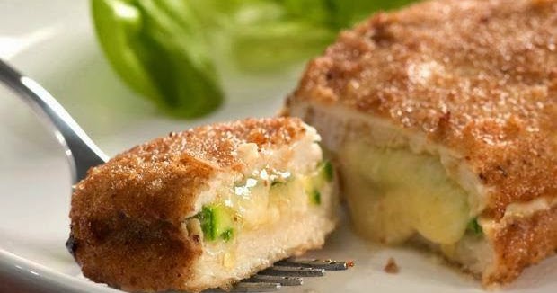 Panados de frango recheados com queijo | Dicas Femininas