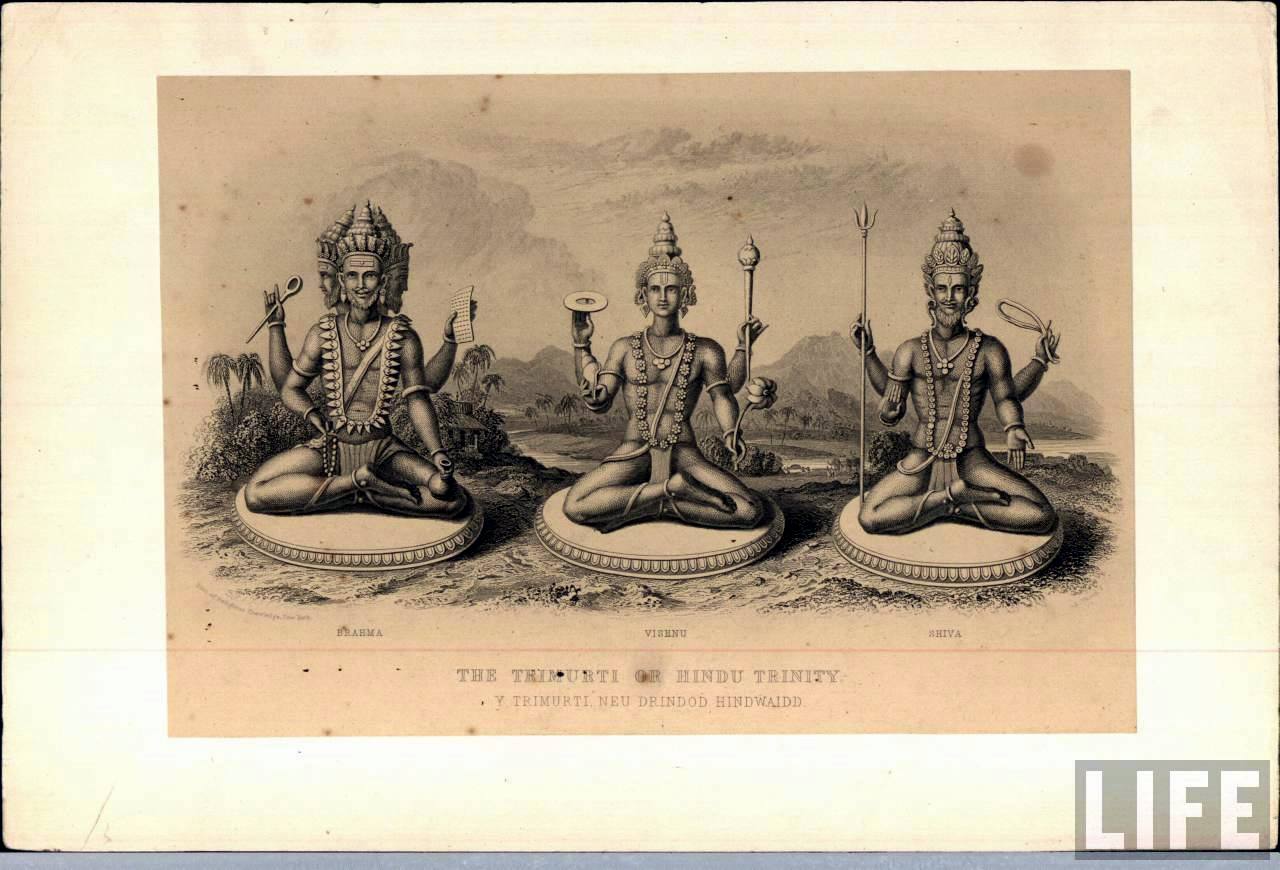 Hindu Dieties by Bernard Picart, 1722