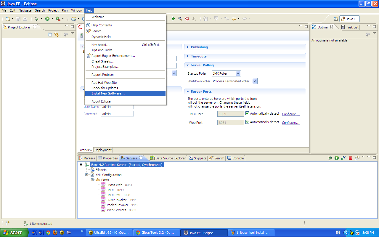 Java Frameworks & APIs: EJB - Configuración Eclipse + JBoss + EJB3