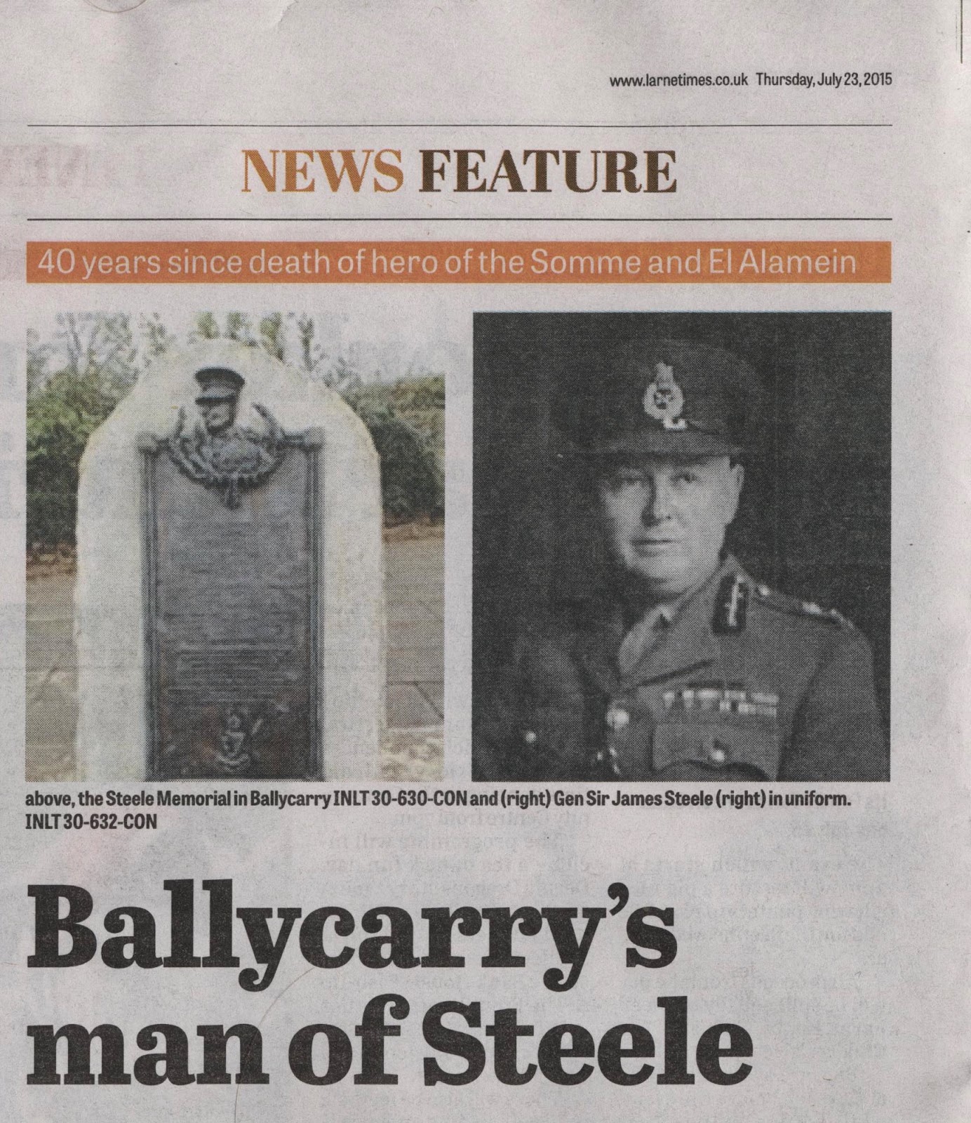 A Fragmented Military History 1940-1945: General Sir James Steele