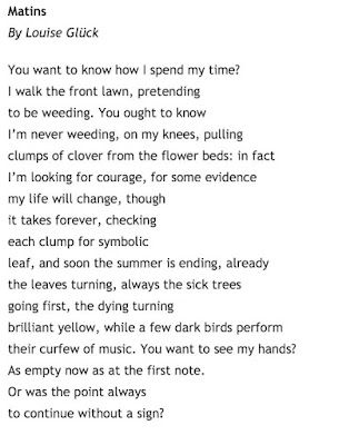 Deep Dive Poetry: Louise Glück