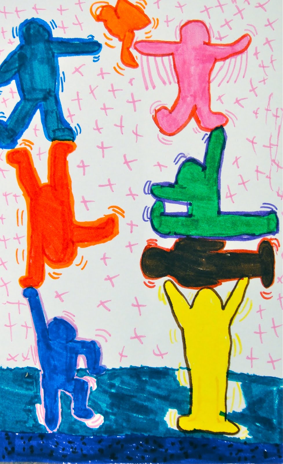 RL Arts: Keith Haring Figures
