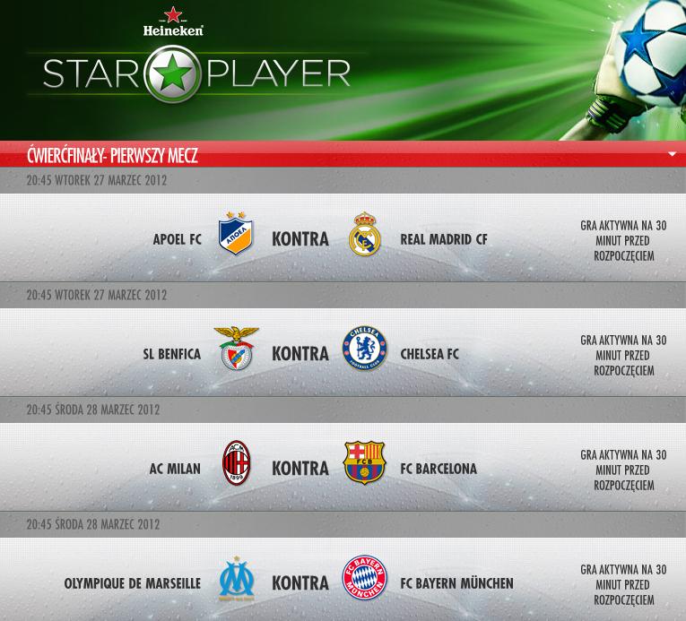 NOWE TECHNOLOGIE: Wejdź do gry z Heineken Star Player podczas ...