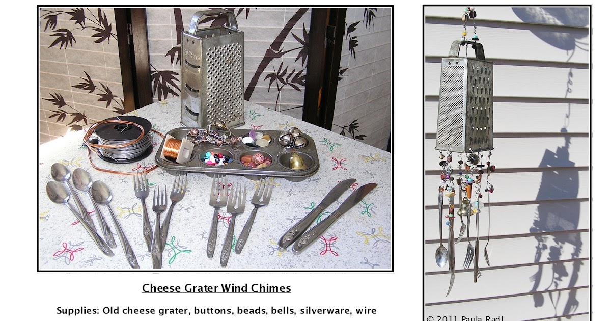 DigThisArt by Paula Radl: Vintage Cheese Grater Wind Chimes