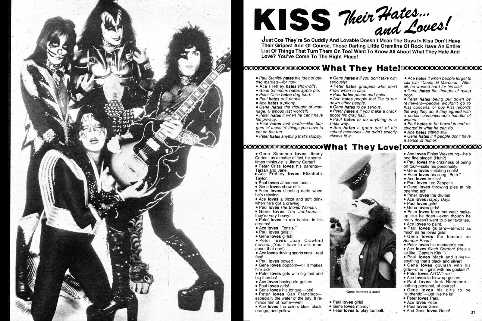 Lansure's Music Paraphernalia: KISS | Press Kits | Memorabilia