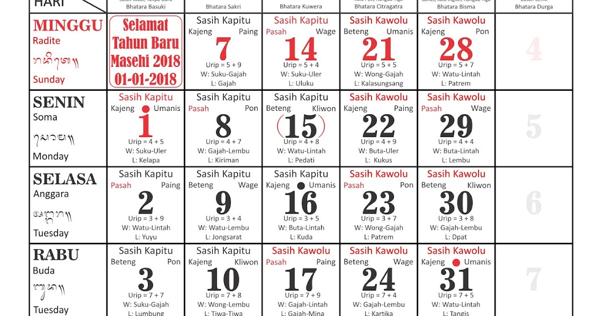Cetak kalender bali tahun 2018 murah di denpasar bali ~ G-artworks ...