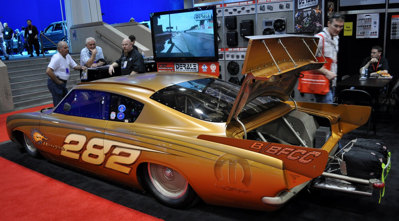 Blowfish, the landspeed record setting 1969 Barracuda designed and ...